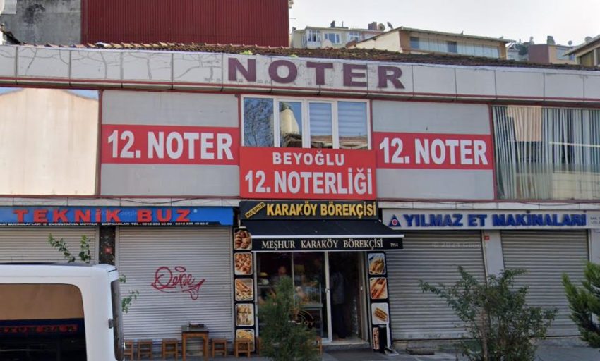 Beyoğlu 12. Noter (İstanbul) - Noterlik