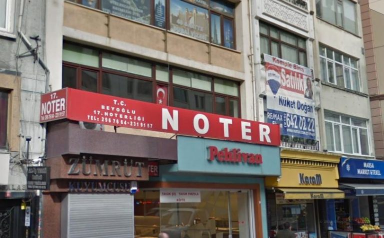 Beyoğlu 17. Noter (Harbiye-İstanbul) - Noterlik