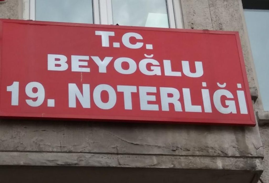 Beyoğlu 19. Noter (İstanbul) - Noterlik
